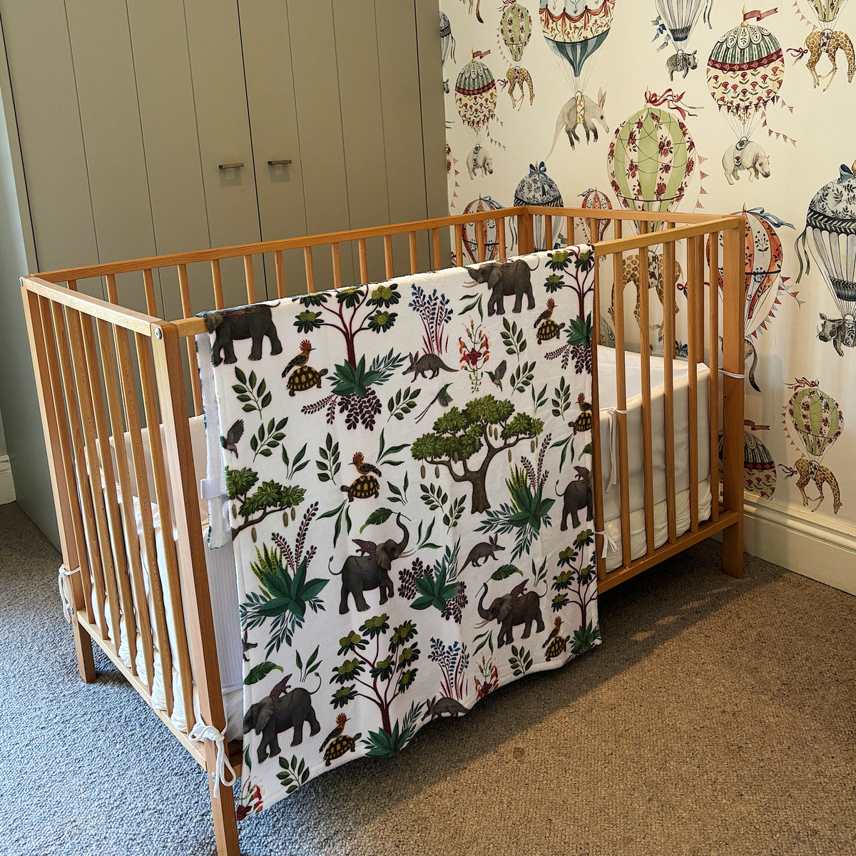 Baby Blanket | Ele & Friends – Owl in the moss